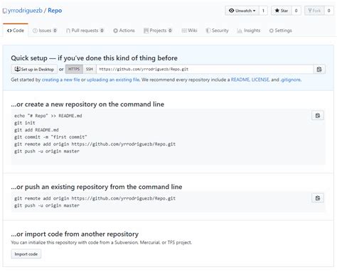 como crear un repositorio en github