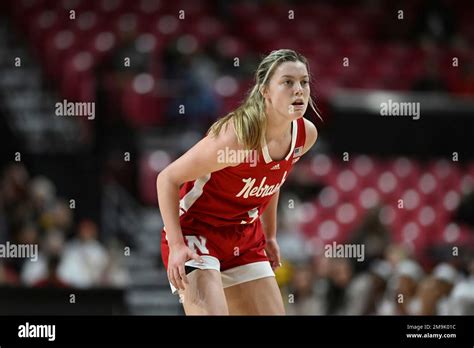 Nebraskas Allison Weidner In The Second Half Of An Ncaa College