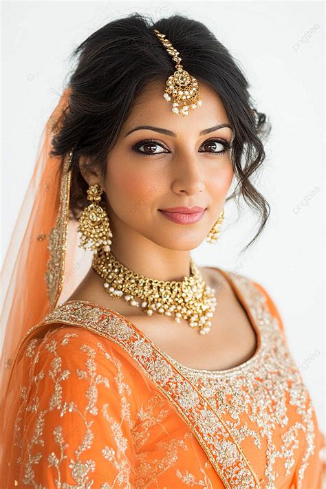 전통적인 빨간색과 금색 앙상블을 입은 절묘한 인도 신부 배경 배경 화면 및 일러스트 무료 다운로드 Pngtree