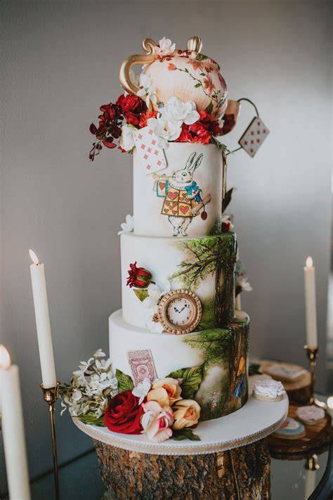This Alice In Wonderland Wedding Went Against The Typical Wedding
