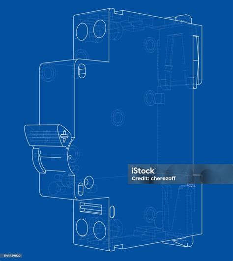 Konsep Pemutus Arus Otomatis Vektor Ilustrasi Stok Unduh Gambar Sekarang Gambar Digital