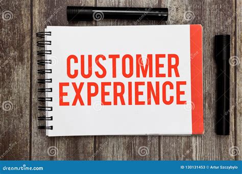 Word Writing Text Customer Experience Business Concept For Interaction Between Satisfied