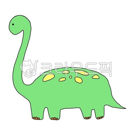 공룡 공룡라벨 Dinosaur 브라키오사우루스 브라키오사우루스일러스트 사진이미지일러스트캘리그라피 슈베베작가