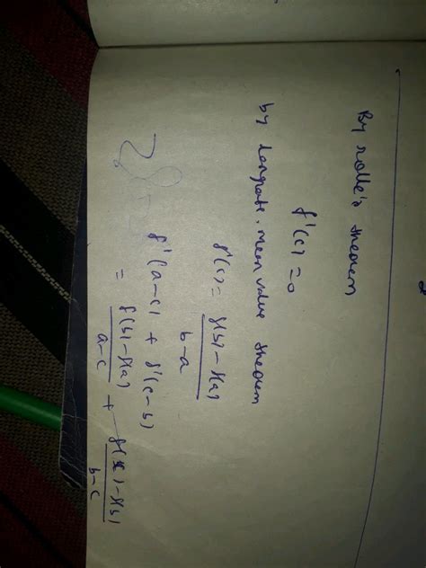 25 let f x be continuous on [a b] differentiable in a b and f x