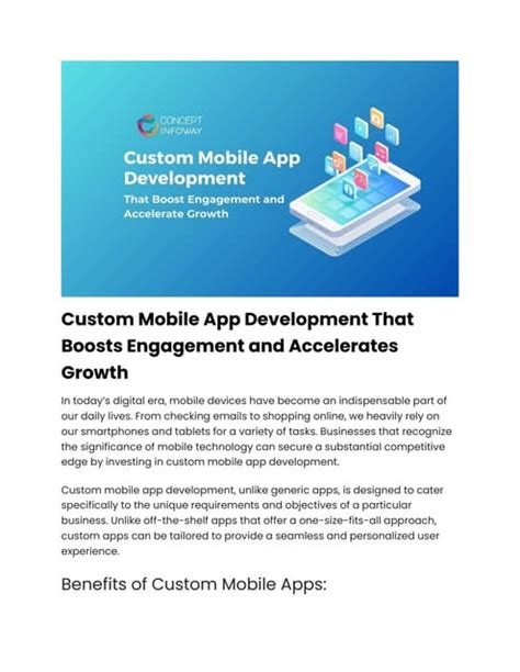 Custom Mobile App Development That Boosts Engagement And Accelerates