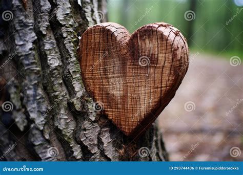 Heart Carved On A Tree Trunk Stock Illustration Illustration Of Date Babefriend