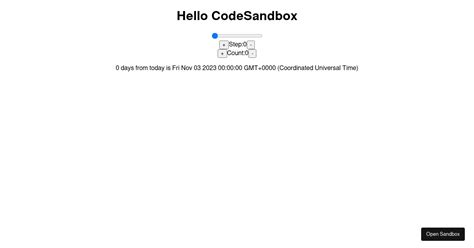 Counter Codesandbox Counter Codesandbox