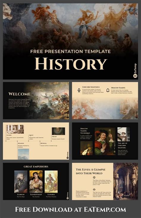 History 13 Powerpoint Presentation Design Presentation Design Layout