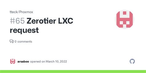 Zerotier Lxc Request · Issue 65 · Tteck Proxmox · Github