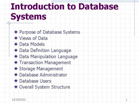 Introduction To Database Systems Purpose Of Database Systems