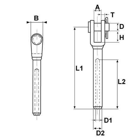 Fork Terminal Cables Estructurales Fork Terminal Cables Estructurales