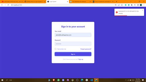 github abdullah moiz next js login system custom auth using next js