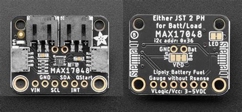Pinouts Adafruit Max17048 Lipoly Liion Fuel Gauge And Battery Monitor Adafruit Learning System