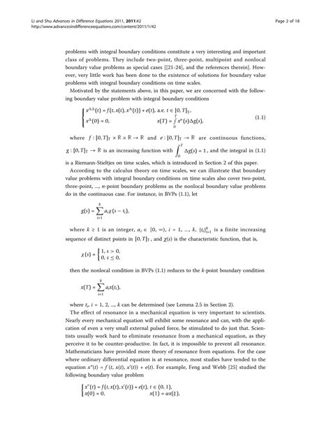 Solution Solvability Of Boundary Value Problems With Riemann Stieltjes
