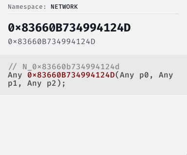 N X B D FiveM Natives Cfx Re Docs