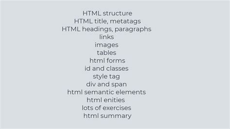 Chapter 2 Objective Html And Css Tutorial