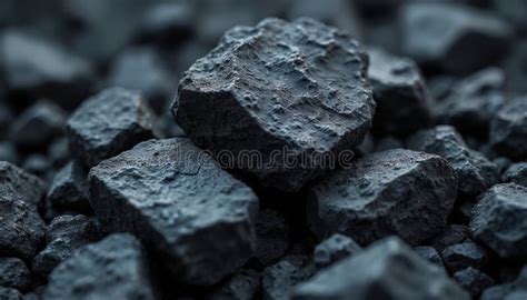 Black Mineral Resource Landing Page Template Coal Mining Extraction Miners Loading Coal In