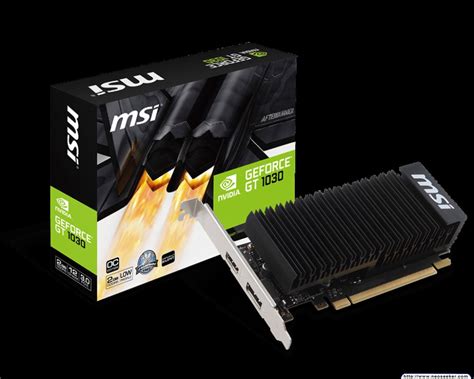MSI GeForce GT 1030 2GH LP OC