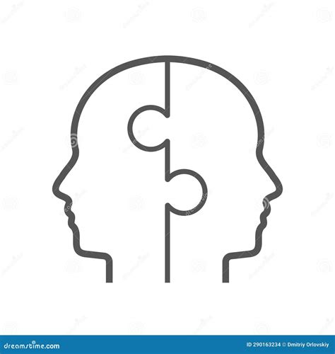 Collaboration Linear Icon Modern Outline Collaboration Logo Con Vector
