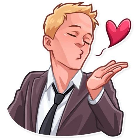 Набор стикеров для Telegram «Барни Стинсон»