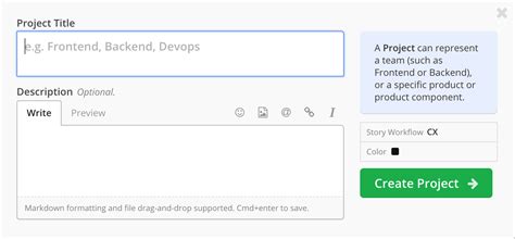 How Do I Create A New Project Shortcut Help Center