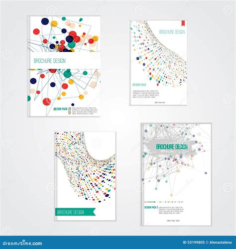 Vector Brochure Cover Design Templates With Stock Vector Illustration Of Data Card 53199805