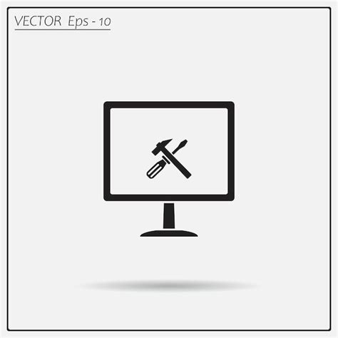 premium vector setting parameters laptop icon vector illustration
