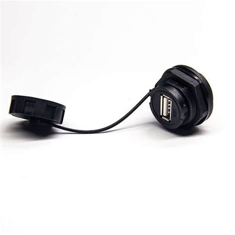 Waterproof Usb Connector Panel Mount Female Usb 2 0 Connector