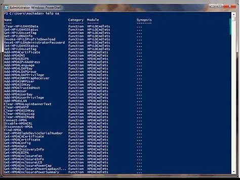 HP Scripting Tools For Windows PowerShell