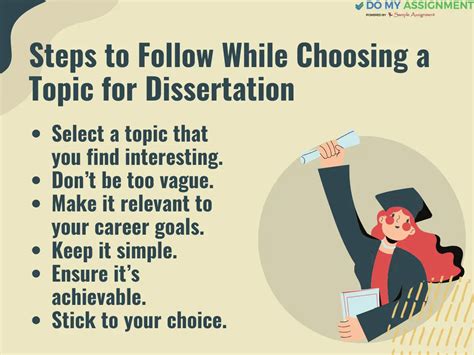 Choosing Your Dissertation Topics 101 Examples