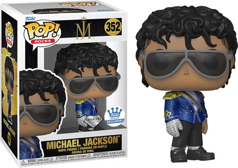 Funko Pop Rocks 1984 Grammy Michael Jackson Diamond Glitter Shop Exclusive Tr
