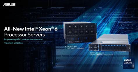 Asus Unveils New Servers With Intel Xeon 6 Processors For High