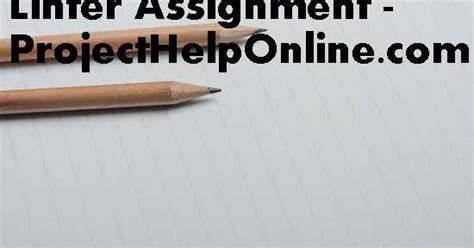 linter assignment