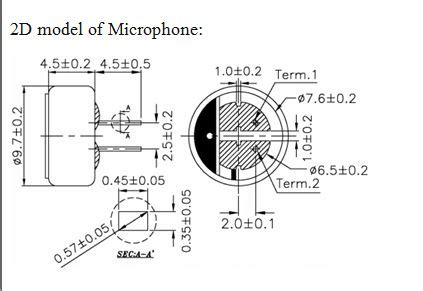 Electret Condenser Microphone Pinout Features Datasheet My XXX Hot Girl