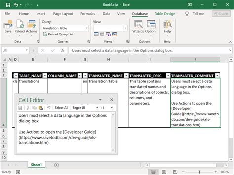 Savetodb Add In Cell Editor Task Pane