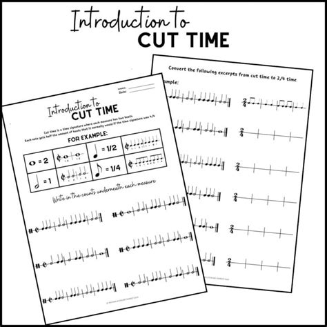 Introduction To Cut Time By Michaelas Music Market Tpt