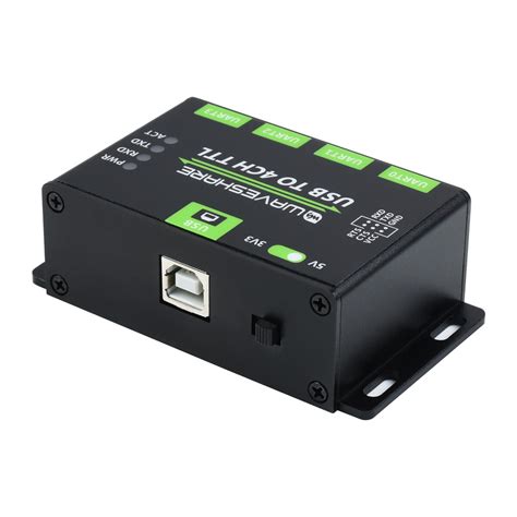 Waveshare Industrial Usb To 4ch Ttl Converter Usb Uart 21619 Eckste
