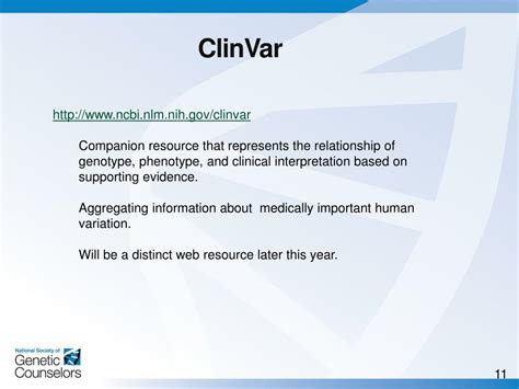 Ppt Navigating The New Nih Genetic Testing Registry Powerpoint Presentation Id 995948