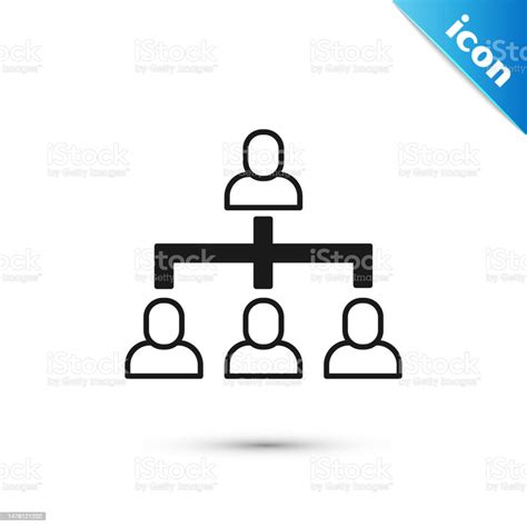 회색 비즈니스 계층 구조 의 도노그램 차트 인포그래픽 아이콘은 흰색 배경에 격리 기업 조직 구조 그래픽 요소 벡터 0명에 대한 스톡 벡터 아트 및 기타 이미지 Istock