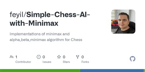 GitHub Feyil Simple Chess AI With Minimax Implementations Of Minimax