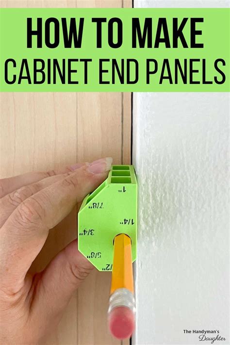 Diy Cabinet End Panels The Handymans Daughter Diy Kitchen Cabinets