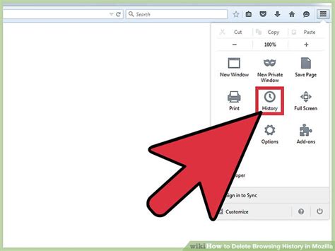 How To Delete Browsing History In Mozilla Steps With Pictures