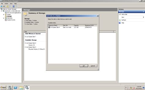 Windows Failover Cluster Volume Mount Points