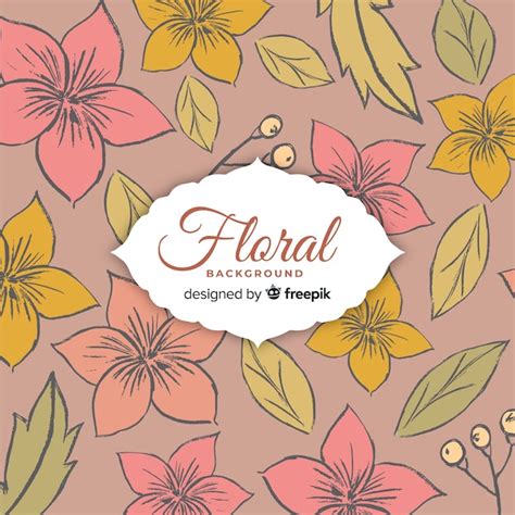 Free Vector Floral Background