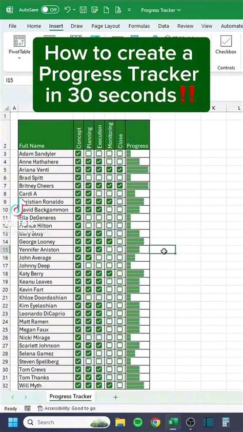 How To Create A Progress Detector In 2025 Excel Tutorials Excel