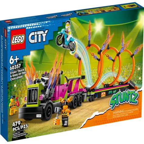 Lego 60357 City Stunt Truck And Ring Of Fire Challenge — Toycra