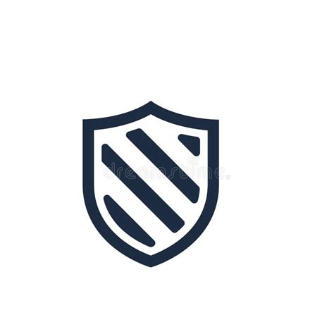 Security Icon Vector Shield Security Symbol In Trendy Design Stock