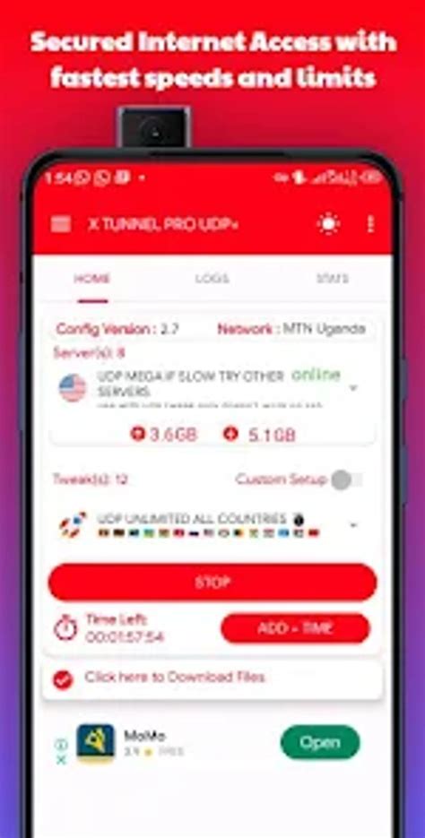 Android 용 X TUNNEL PRO UDP VPN 다운로드