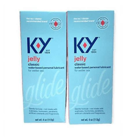 Ky Jelly Water Based Personal Lubricant 4oz113g Lot Of 2