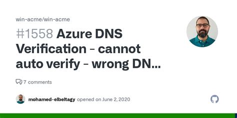 azure dns verification cannot auto verify wrong dns zone · issue